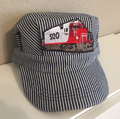 Engineer/Conductor Cap /Hat -SOO Line Locomotive- adjustable-Adult or ...