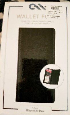 Case-Mate Wallet Folio Genuine Leather Case for Apple iPhone XS Max ...