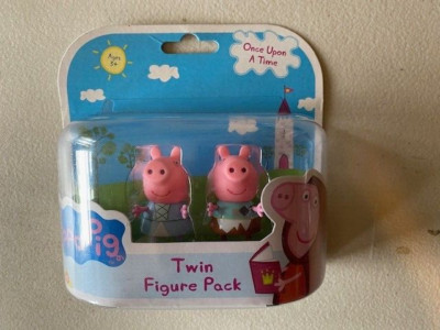 PEPPA PIG ONCE UPON A TIME 2 PACK FIGURES PRINCESS AND RAGS NEW TOY NO ...