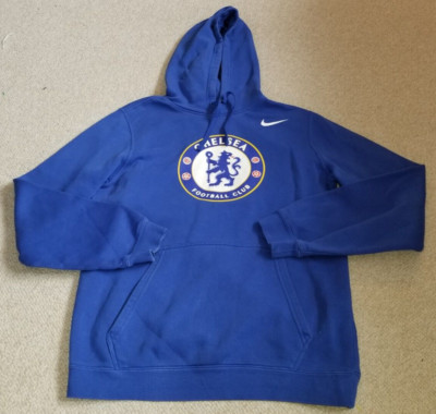 Mens Sweatshirt-NIKE-CHELSEA FOOTBALL CLUB-blue "Chelsea FC" cotton ...