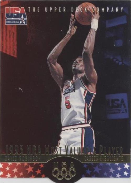 1996 Upper Deck USA Basketball Deluxe Gold Edition - David Robinson #31 ...
