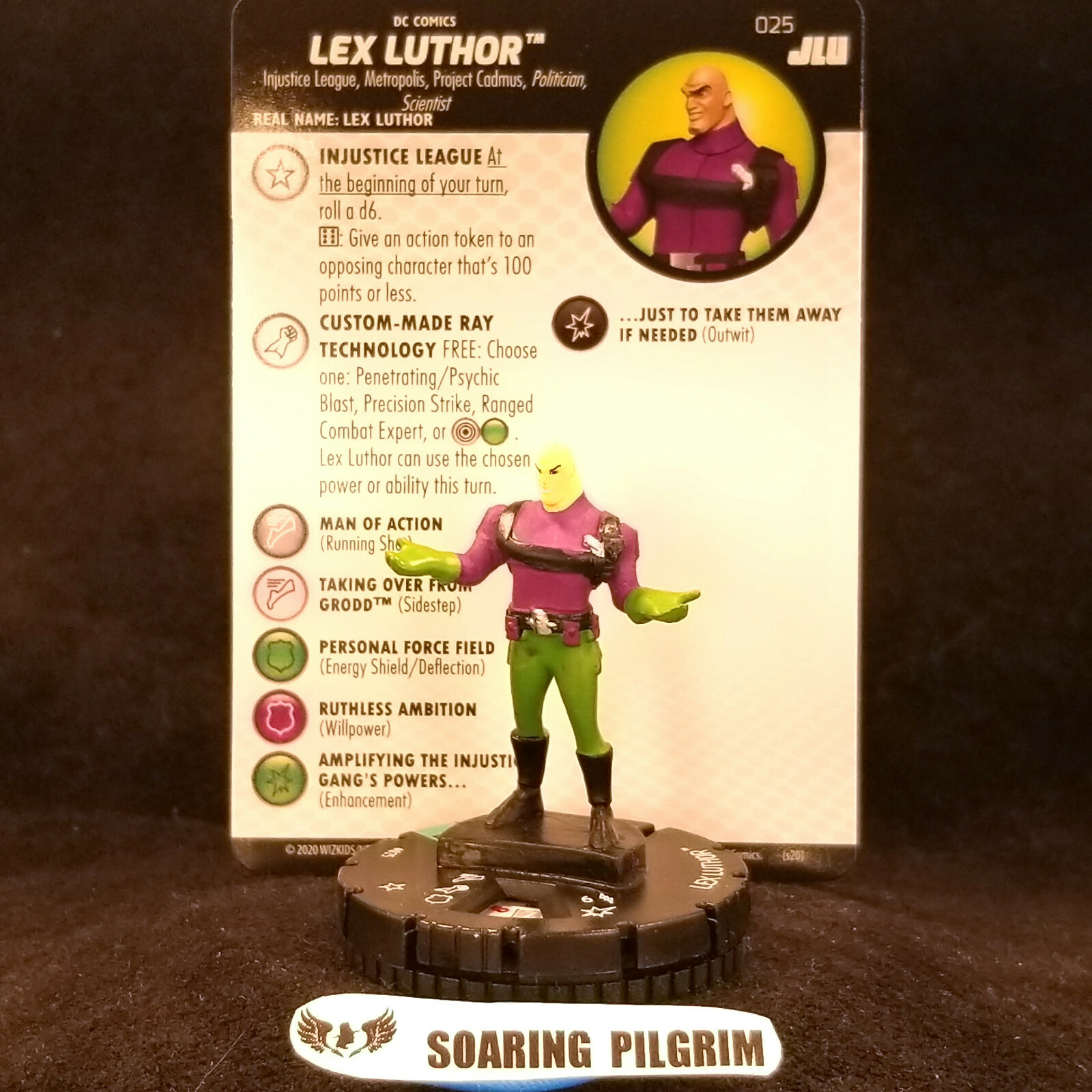 LEX LUTHOR - 025 Uncommon DC Justice League Unlimited Heroclix Set #25 ...