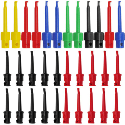 Mini Grabber Test Hook Clips Insulated Probe Kit For SMT/SMD Electrical ...