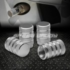 4 X ALUMINUM TIRE/RIM VALVE/WHEEL AIR PORT DUST COVER STEM CAP/CAPS ...