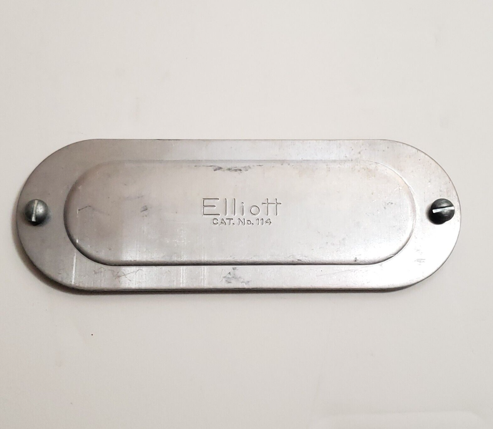 CO-114 ELLIOTT 1 1/4" OR 11/2" BLANK OVAL CONDUIT FITTING COVERS USA ...