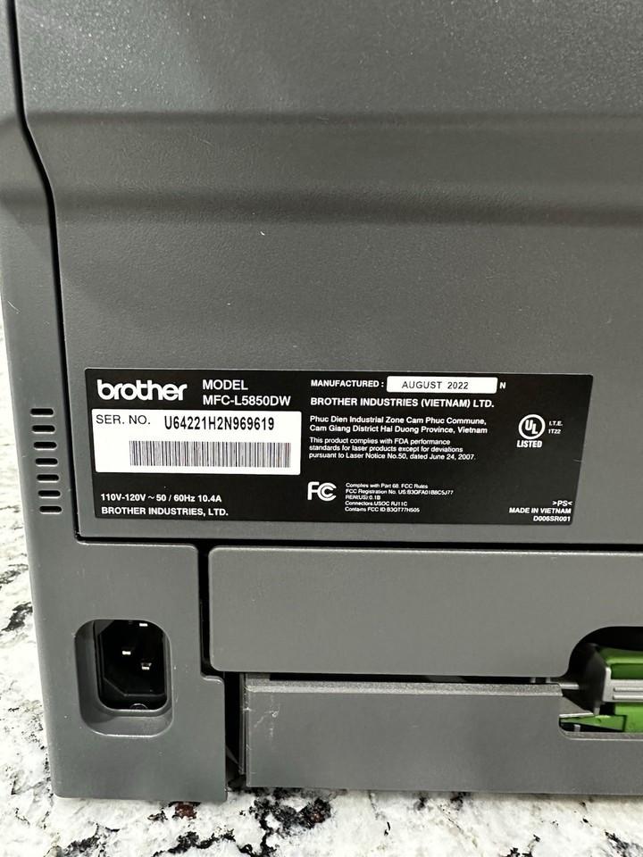 Brother Multi-Function Center Printer (MFC-L5850DW) 12502642213| eBay