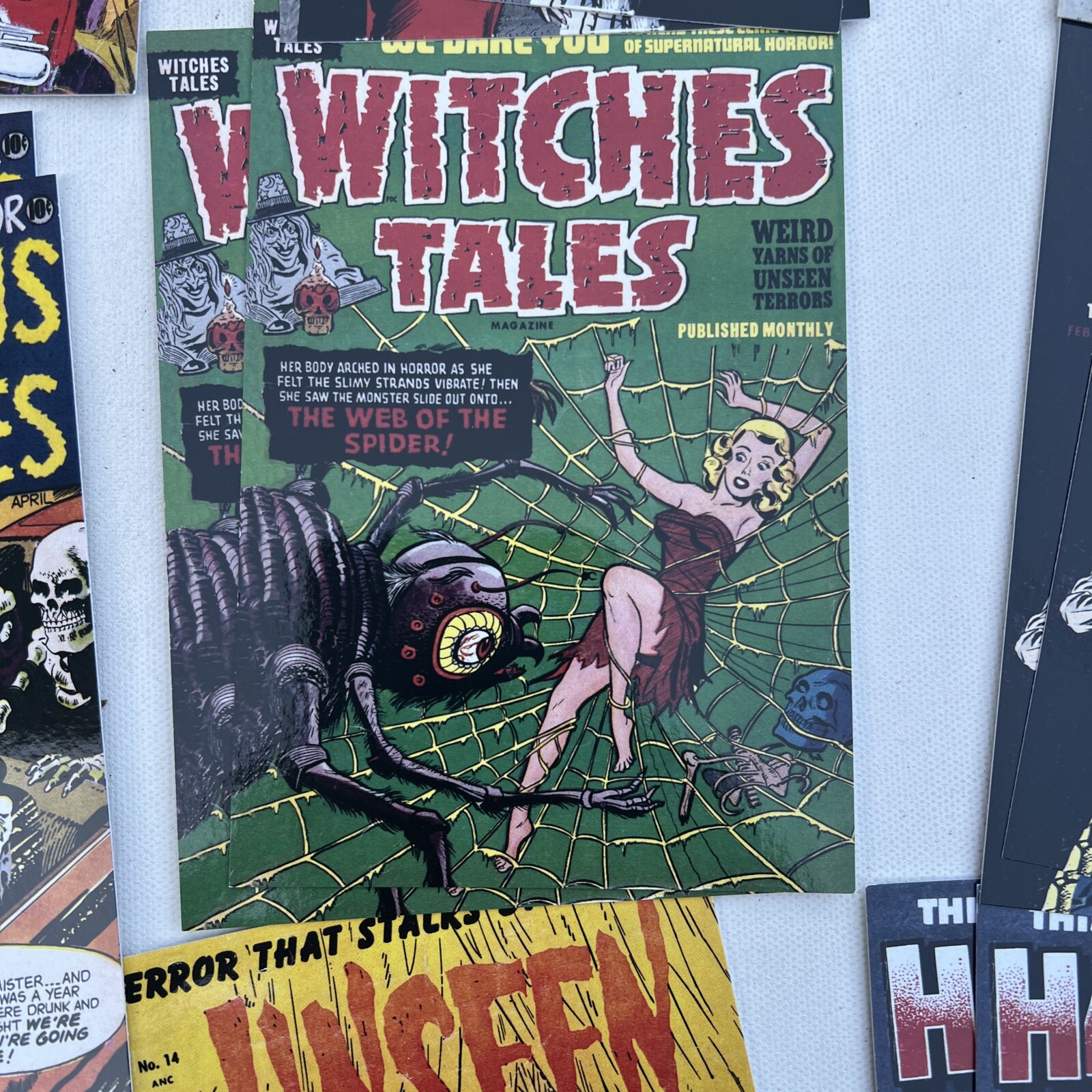 Halloween Vintage Pre-Code Horror Comics Postcards Set of 20 4x6 Asylum ...