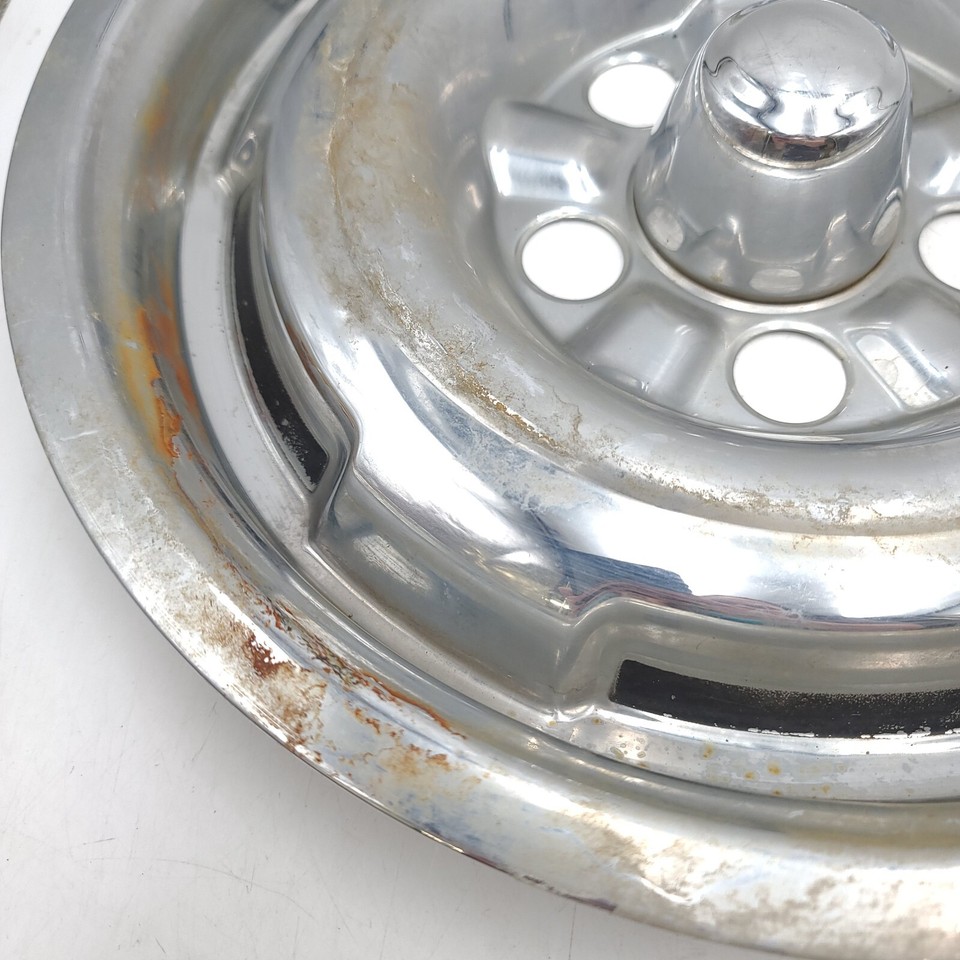 Mercury 1964-67 Cyclone & Comet 15" Wheel Hub Caps Silver Genuine OEM ...
