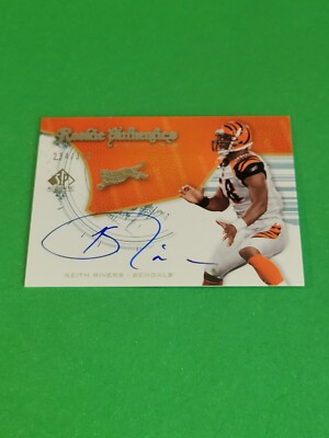 KEITH RIVERS - 2008 UPPER DECK SP AUTHENTIC ROOKIE AUTHENTICS AUTOGRAPH ...