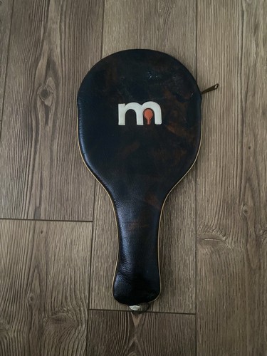 VINTAGE METAL EDGE Black Beauty BY MARCRAFT PADDLE RACQUET | eBay