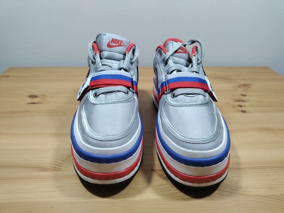 Size 8 - Nike Vandal 2K Platform Womens Metallic Silver Blue Size 8 - Nike Vandal 2K Platform Womens Metallic Silver Blue