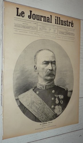 JOURNAL ILLUSTRE 1896 GENERAL BILLOT / EXPO 1900 PROJET GIRAULT CHAMPS ...