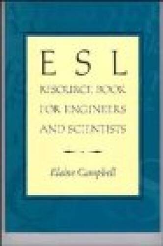 ESL Resource Book for Engineers and Scientists - Paperback - GOOD ...