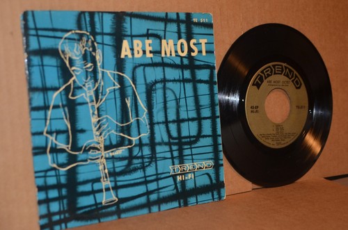 ABE MOST OCTET SELF-TITLED TREND VG++ EXTENDED PLAY (EP) 45 & CARDBOARD ...