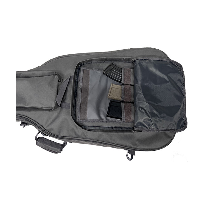 Discreet Guitar Rifle Gun Case Double Tactical Carbine Range Padded ...