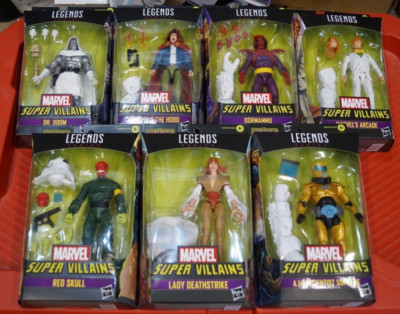 Hasbro Marvel Legends Marvel's Super Villain's Xenmu BAF Complete Set ...