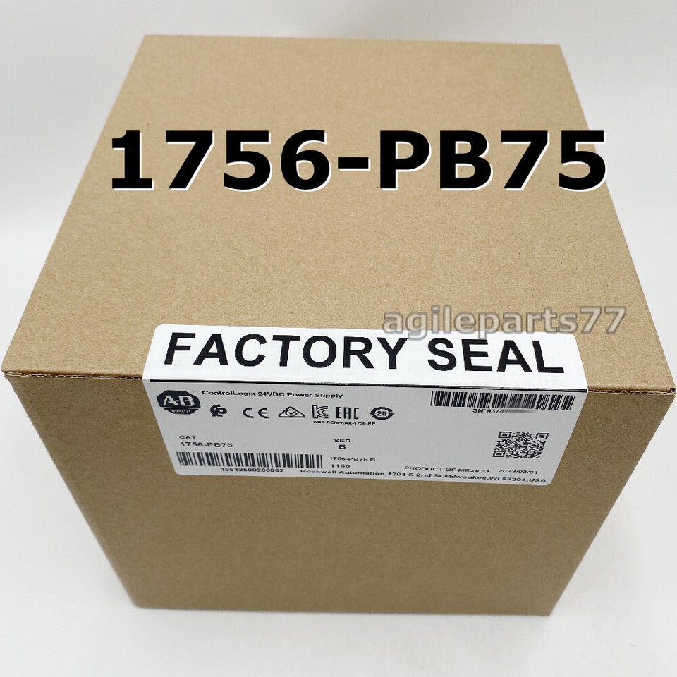 1756-PB75 Allen-Bradley ControlLogix AC Power Supply 2023 NEW Factory ...
