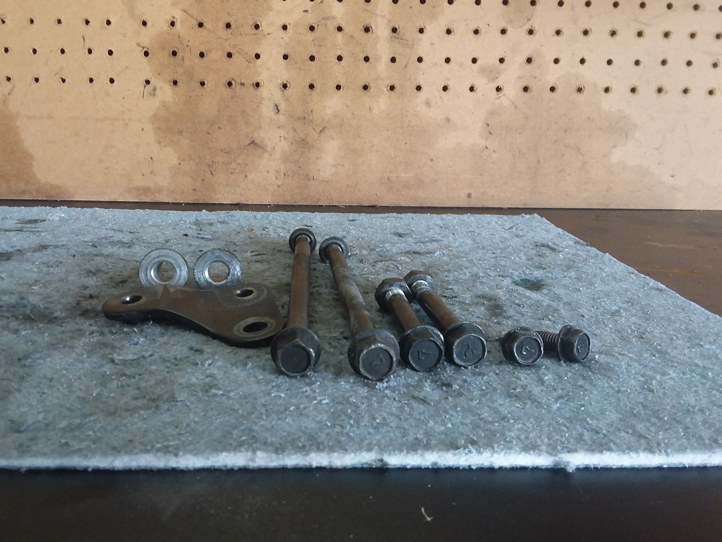 94-97 Kawasaki Ninja ZX600F ZX6R ZX6 Engine Motor Mounts Mount Bolts ...