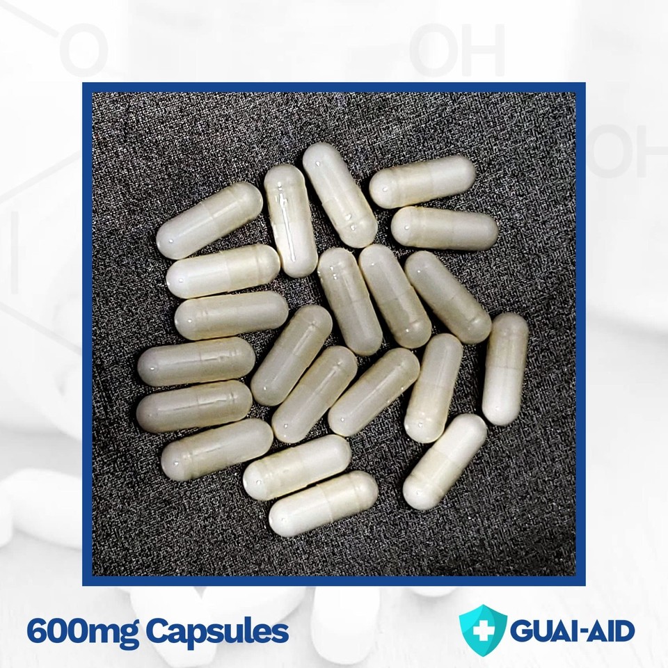 500 Guai-Aid® 600mg Mucus & Cold Relief 8hr Veg. Guaifenesin Capsules ...