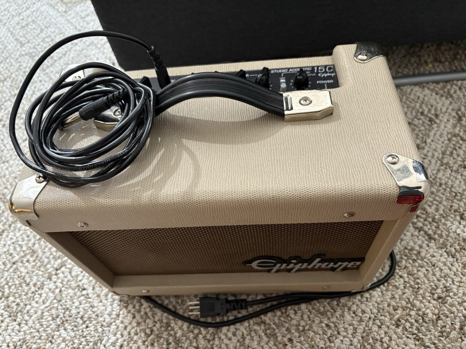 Vintage Epiphone Amp Studio Acoustic 15C With Chorus Effect | eBay