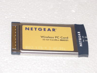 NETGEAR WIRELESS PC CARD MA521 32-BIT | eBay