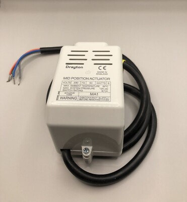 Drayton MA1 For 3 Port Mid Position Valve Body Motorised Actuator Head ...