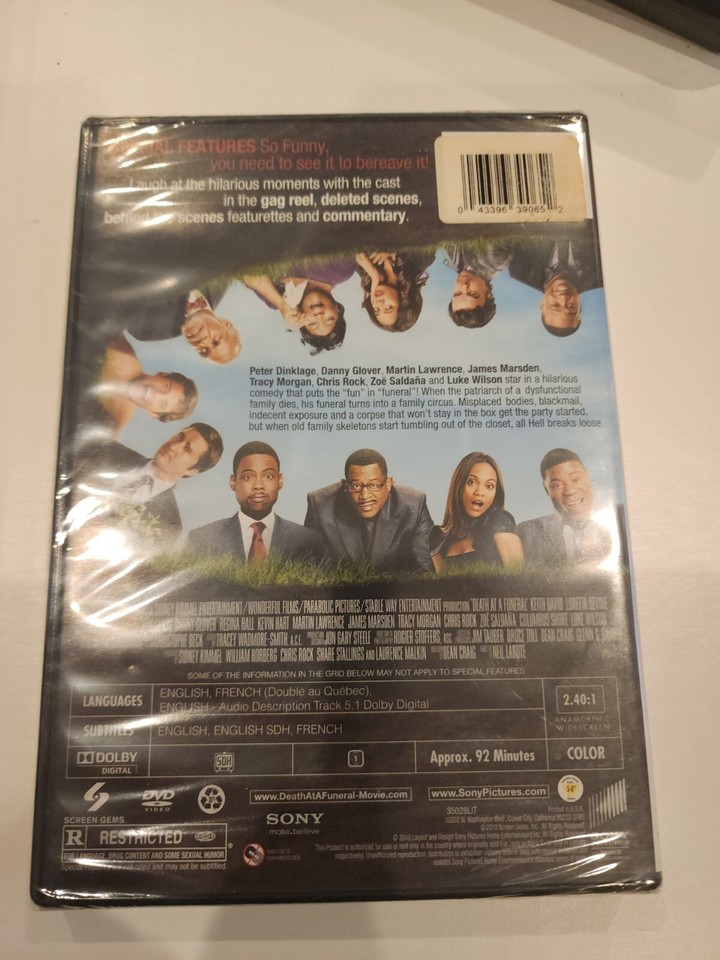 Death at a Funeral (DVD 2007) Peter Dinklage LIKE NEW Discounts on ALL ...