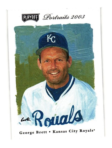 2003 Playoff Portraits #91 George Brett Kansas City Royals | eBay