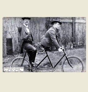 Scary Vintage Creepy Armless Legless Bicycle PHOTO Freak Men Ride Scary ...