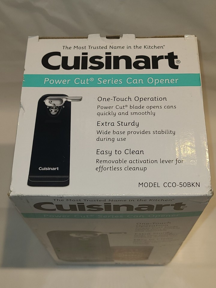 Cuisinart Side-Cut Electric Can Opener - Black | eBay
