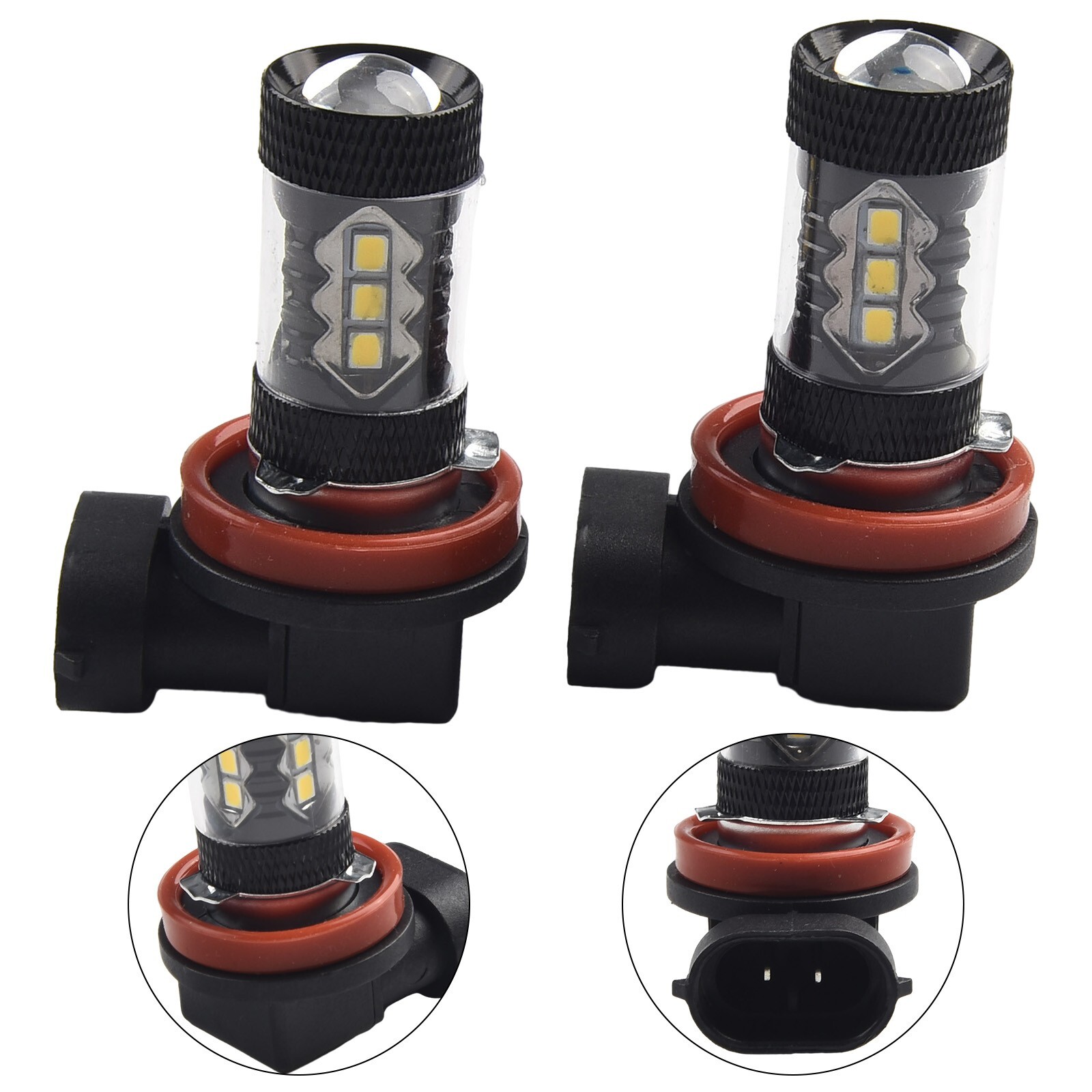 Long lasting H11 Fog Light Projector Lens with High quality Yellow LED ...