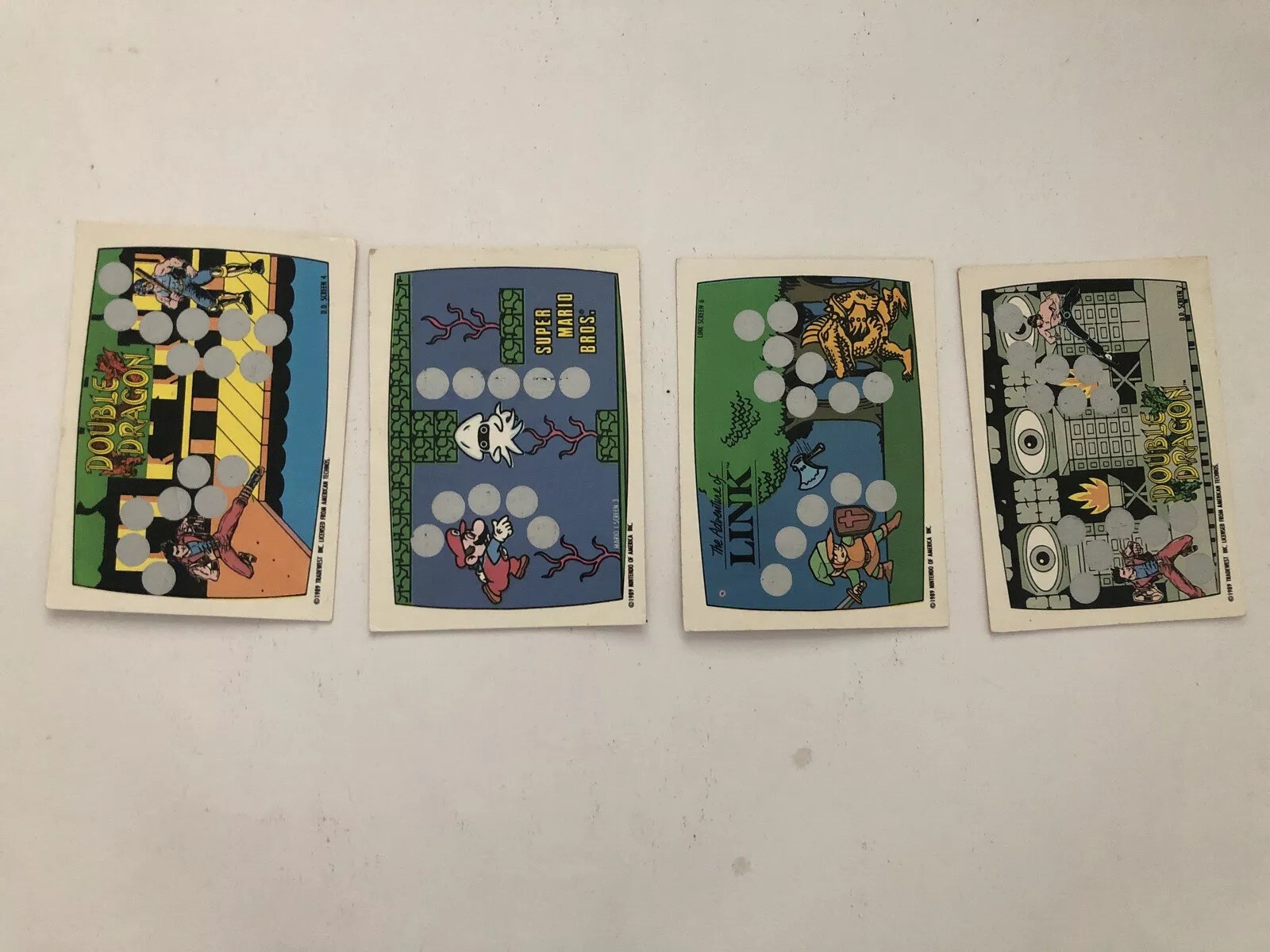 Nintendo Un-Scratched Cards 1989 # 3,4,6,7 O -pee-chee Canadian | eBay