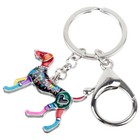 Enamel Alloy Whippet Dog Keychains Car Keyring Pets Jewelry Gifts Bag ...
