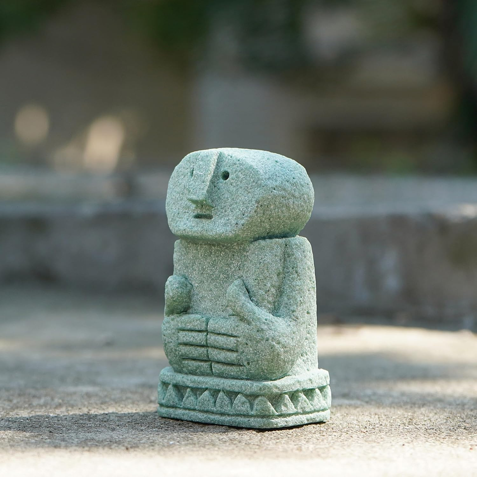 Cute Stone Primitive Man Figurine: Funny Stoneman Statue for Outdoor ...