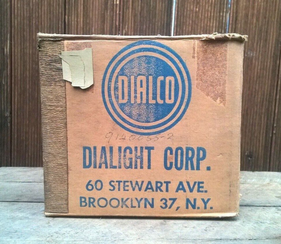 1 x VINTAGE DIALIGHT DIALCO BLUE BEEHIVE PANEL PILOT LIGHT - RAT ROD ...