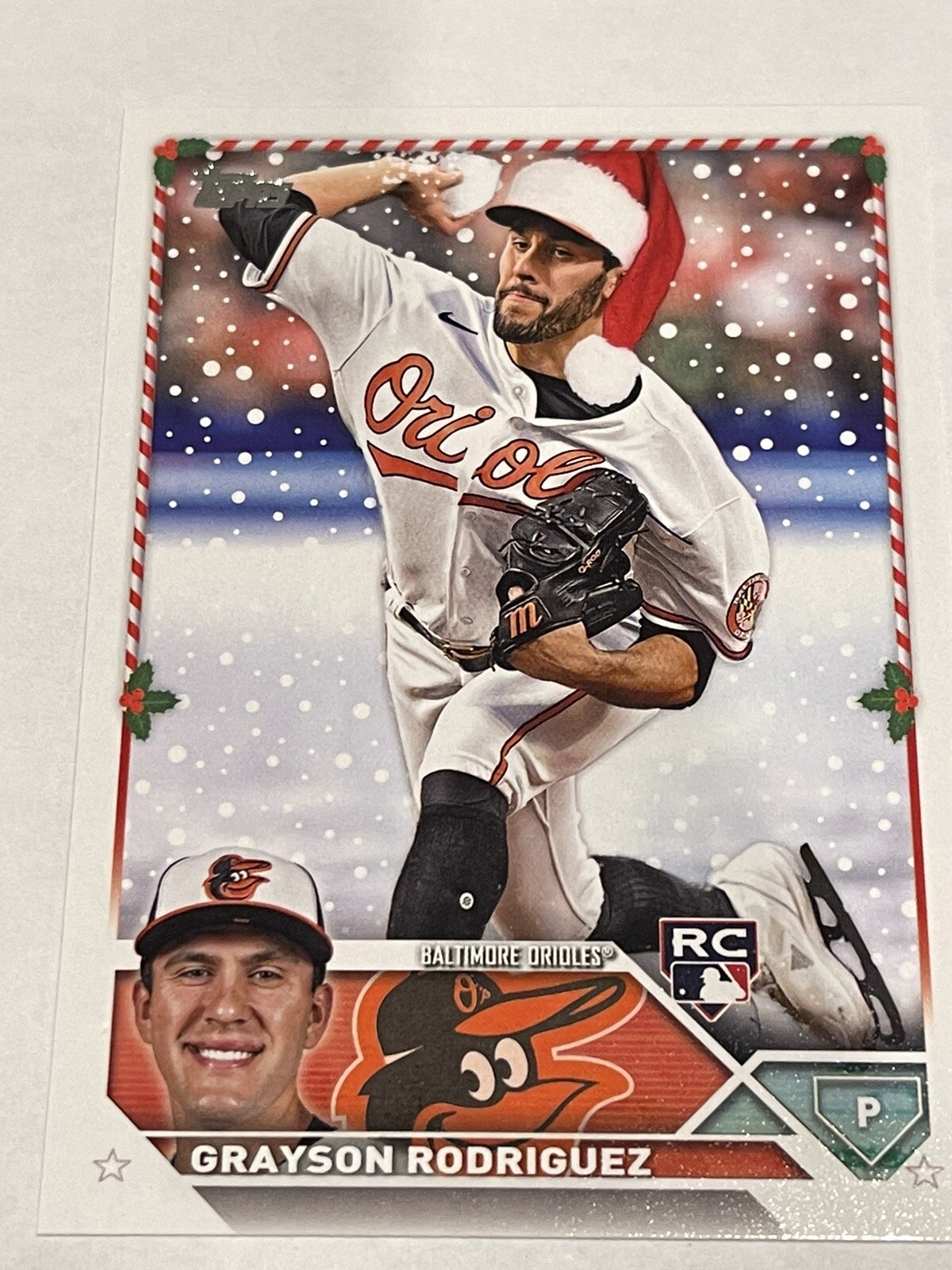 2023 Topps Holiday Grayson Rodriguez RC #H149 Santa Hat Snowball Ice Skate 514 | eBay