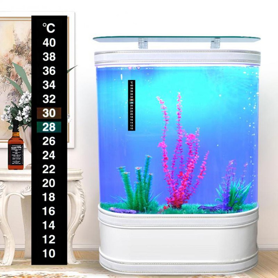10-40 Celsius Degree Aquarium Thermometer Sticker Adhesive Sticker ...
