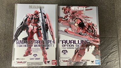 METAL BUILD Gundam Astraea TYPE-F GN HEAVY WEAPON SET & Avalung Opt Set ...
