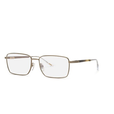 Chopard Men's Rectangular 57mm Eyeglasses Frames Satin Gray Gold VCHG05-08TS | eBay