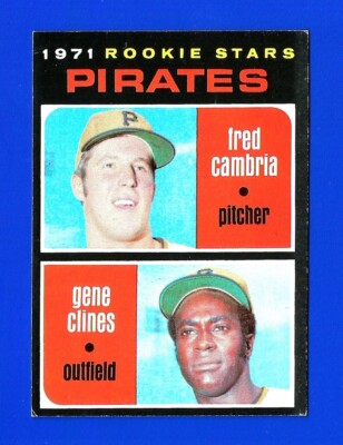 1971 Topps BASEBALL SET BREAK #27 PITTSBURGH PIRATE ROOKIES CAMBRIA ...