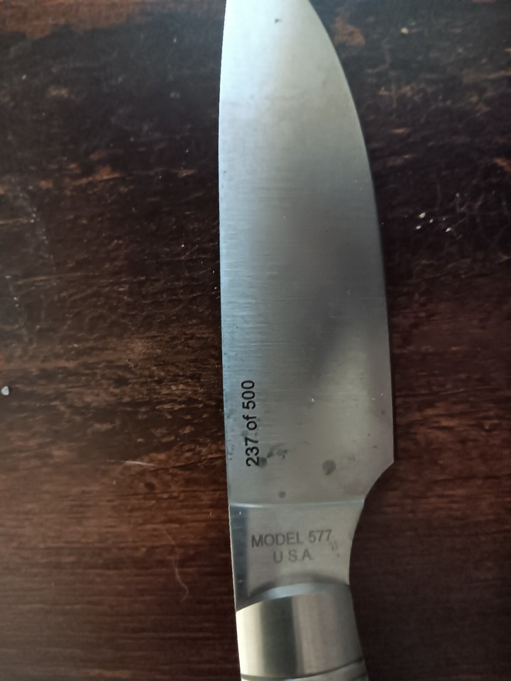 Browning Knife J.f. Keeslar Model 577 Number 237 Of 500 | eBay