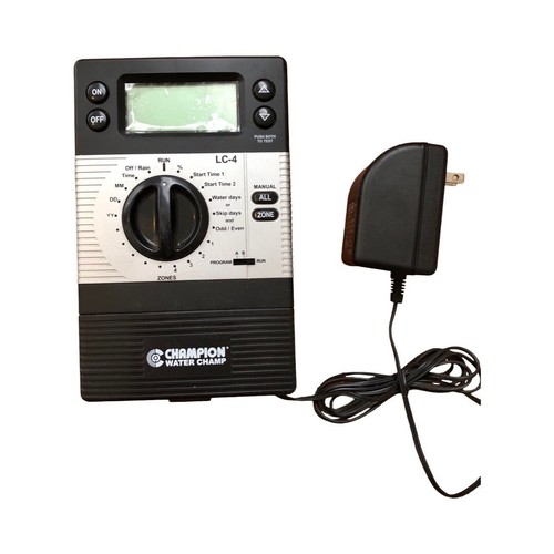 Champion Water Champ LC-4 4 Zone Sprinkler Controller Timer | eBay