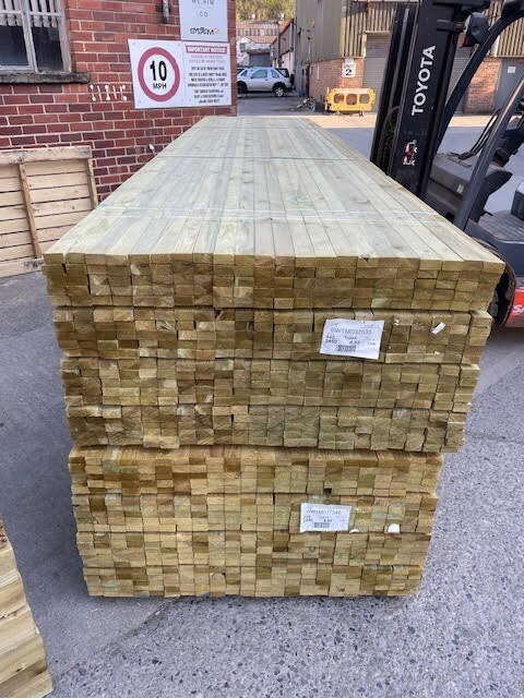 2X1 TREATED ROOFING BATTEN TYPE A - 25X50 - PACK OF 10 @ 4.8M | eBay UK