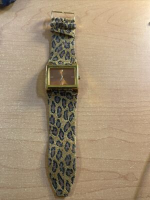 RARE Joan Rivers Classics Watch Gold Tone Stainless Clear V377 Untested ...