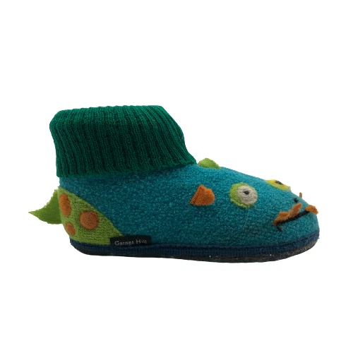 Crochet Dragon Slippers