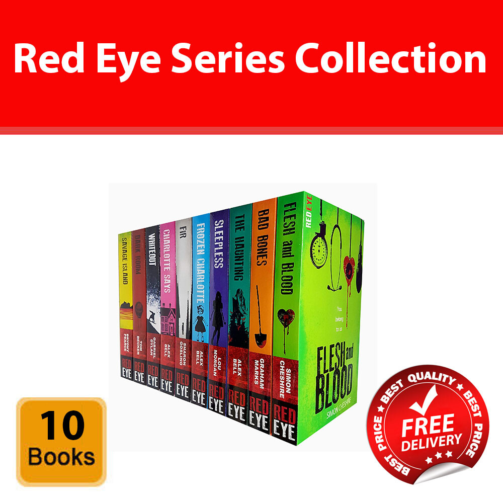 Red Eye Series Collection 10 Books Set (dark Room Flesh and Blood ...