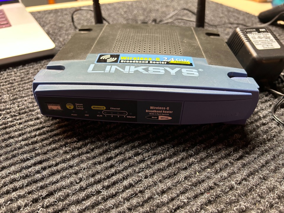 Linksys WRT54G v5 Wireless-G Broadband Router W/ 4-Port Switch | eBay