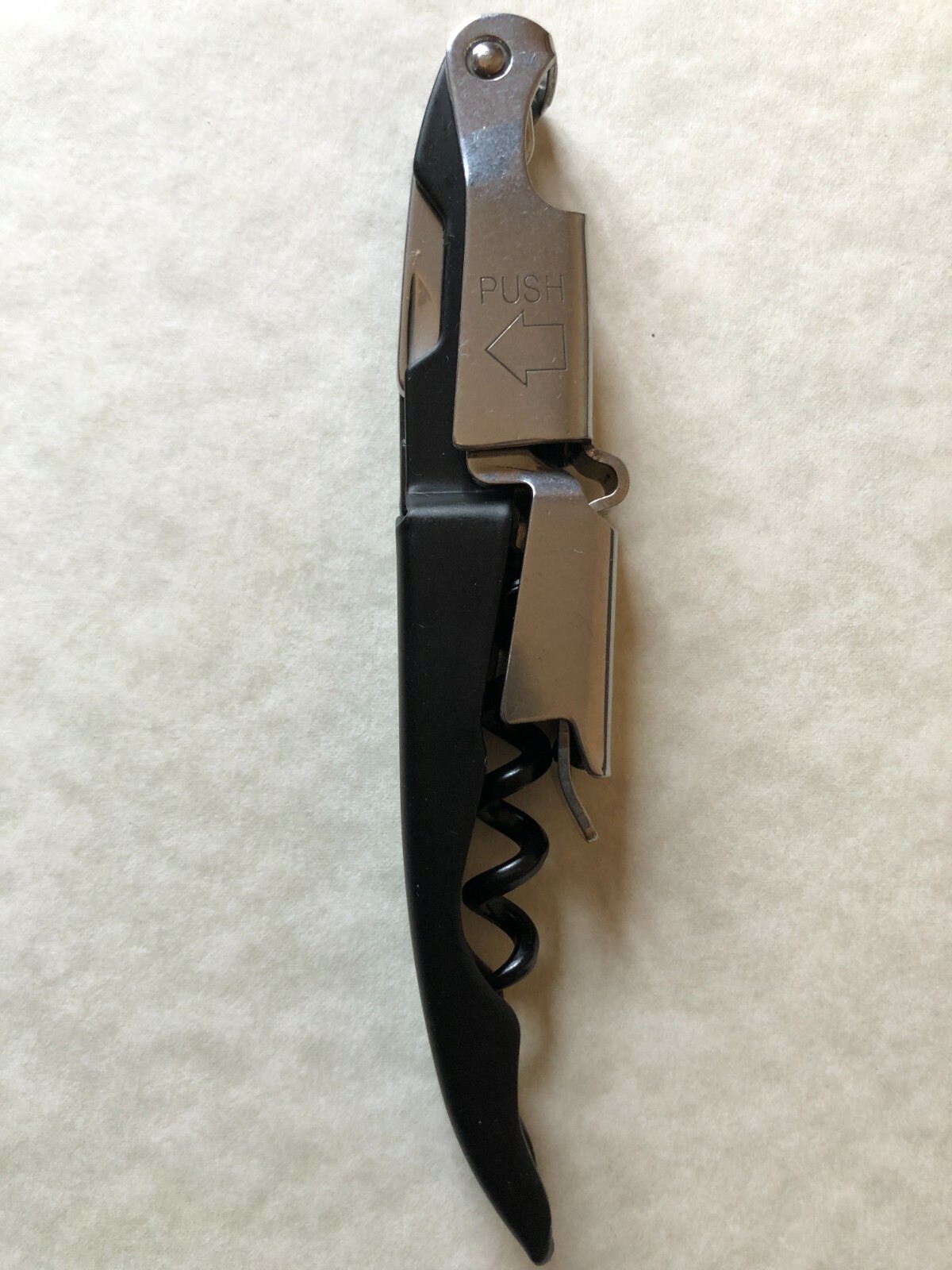 Coutale Sommelier Innovation Corkscrew Wine Key Opener Black La Crema ...