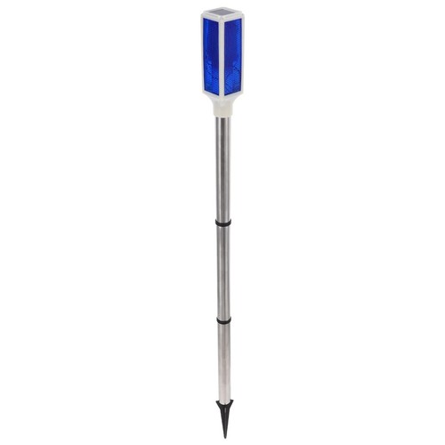 2 Pcs Solar Column Indicator Light Powered Driveway Markers Pathway ...