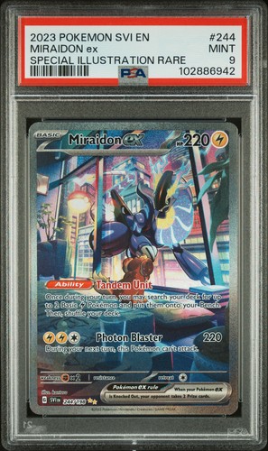 2023 POKEMON SVI EN-SCARLET & VIOLET SPECIAL ILLUSTRATION RARE MIRAIDON ...
